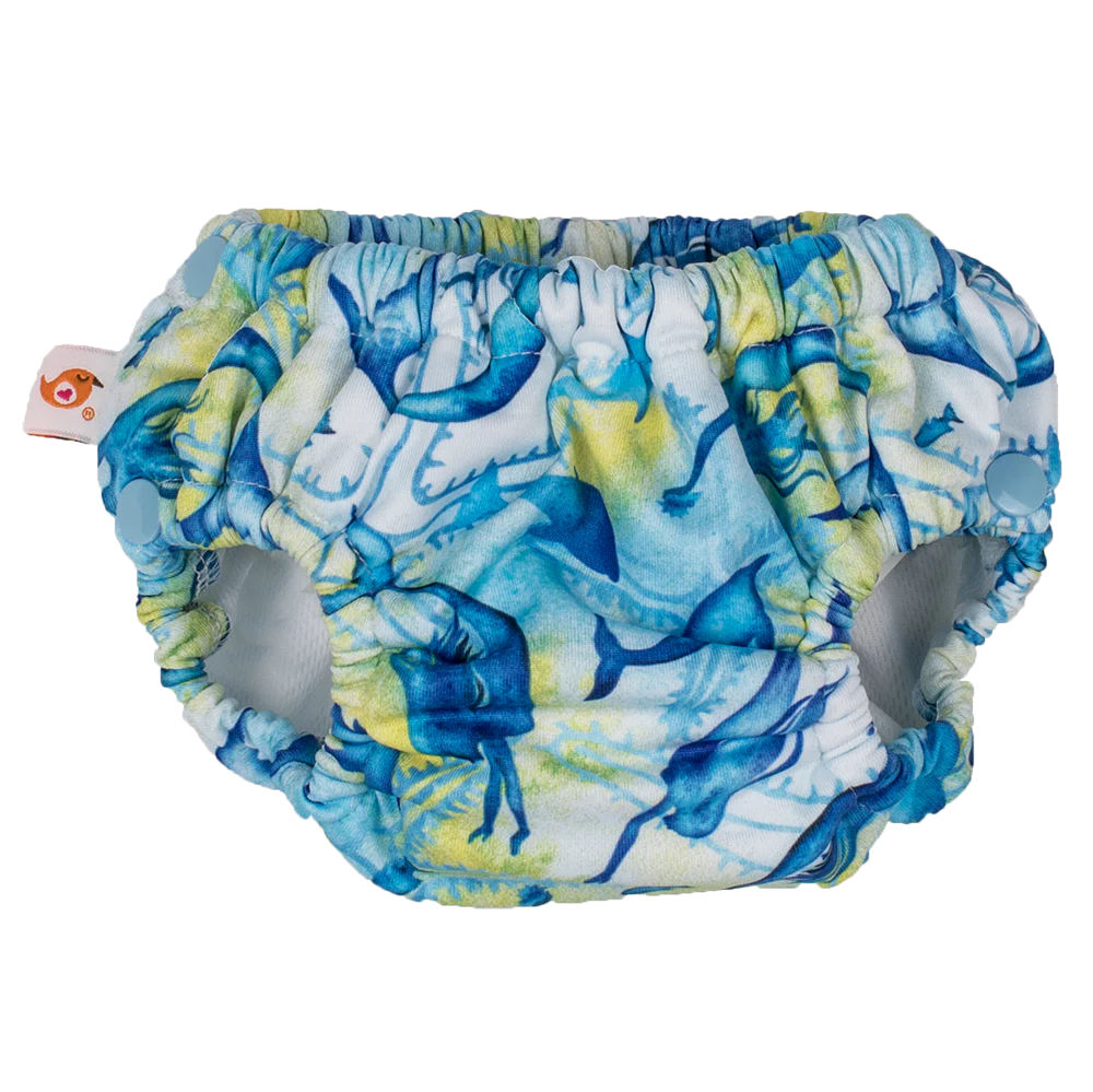 Smart Bottoms' Lil' Swimmers Reusable Swim Diaper - Horizon